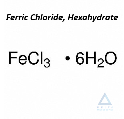Ferric Chloride, Hexahydrate, Reagent, A.C.S. - Delta Microscopies
